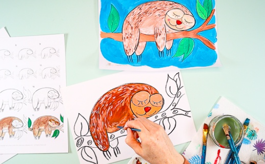 childrenʼs step by step drawing - kidzfunbiz